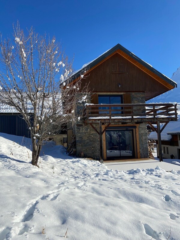 Maison De Vacances 'Gite Le Mazot' Avec Vue Sur Les Montagnes, Terrasse Privée Et Wi-fi - Valloire