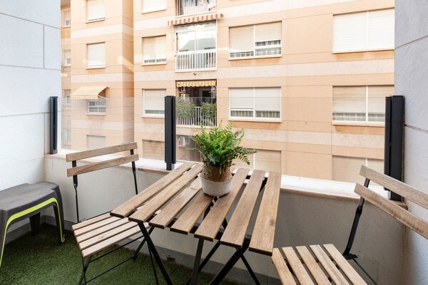 Apartment 'Alojamiento Entero En Aguilas' With Balcony, Wi-fi And Air Conditioning - Águilas
