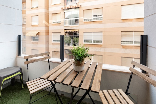 Appartement 'Alojamiento Entero En Aguilas' Met Balkon, Wifi En Airconditioning - Águilas