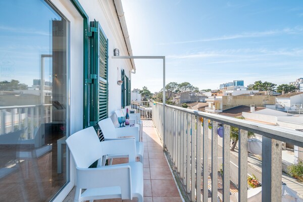 Apartamento 'Wonderful' Con Vistas Al Mar, Wi-fi Y Aire Acondicionado - Son Serra de Marina