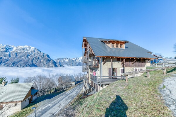 Appartement "Regain 8" Avec Vue Sur Montagne Et Balcon - Lac du Verney