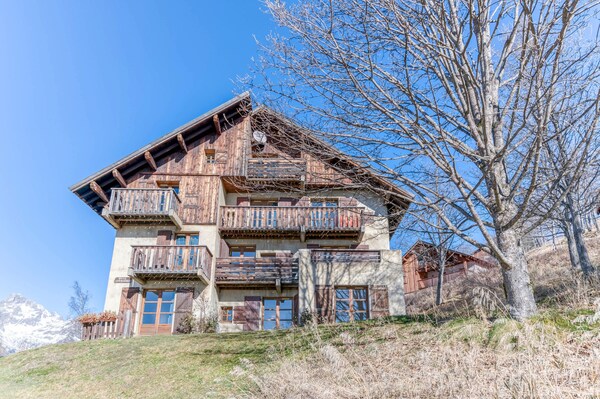 Appartement 'Bercail 5 Appt Plein Sud 3 éToiles' Avec Vue Sur Montagne Et Balcon - Le Bourg-d'Oisans