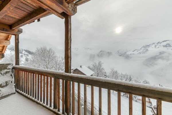 Appartement "Regain 7" Avec Vue Sur Montagne Et Balcon - Villard-Reculas