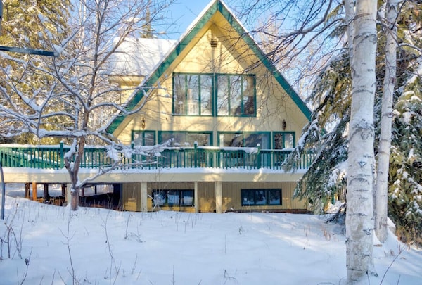 Rustic Cozy Moose Chateau W\/4b3b Center Located - Alaska