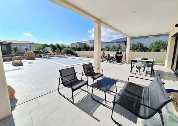 Villa Neuve Au Calme Avec Piscine 6 Personnes - Lecci