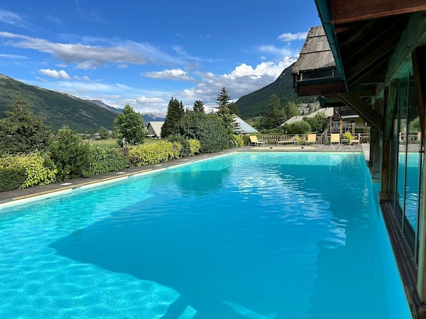 Luxueux Appart 2 Ch Au Pied Des Pistes Avec Piscine Chauffée - Grand Lac