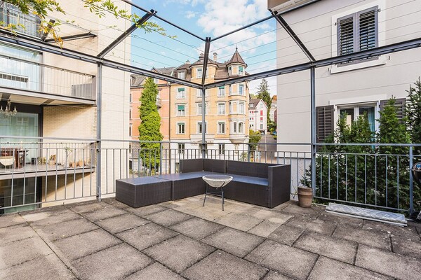 Blueground | Oberstrass, Rooftop,  Kitchen - Kloten