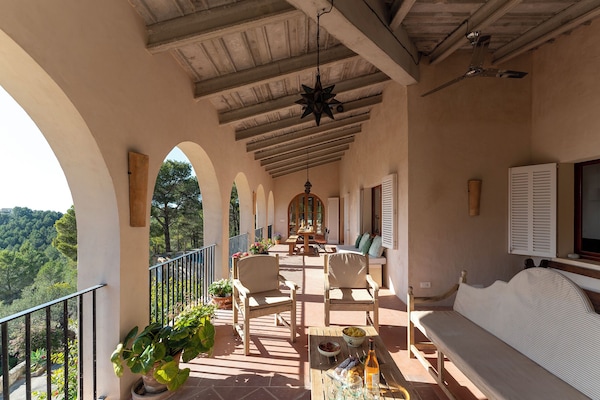 Es Carritx,4 Habitaciones,4baños,piscina,vista Al Mar, A/c, Fibra - Puerto de Sóller