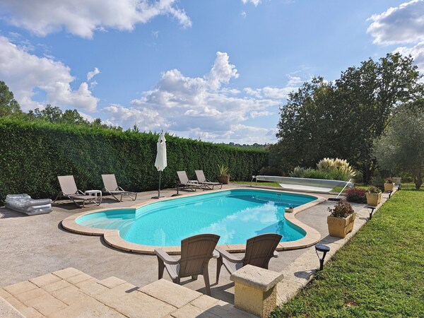 Charming Modernised House With Swimmingpool And View - Département Lot-et-Garonne