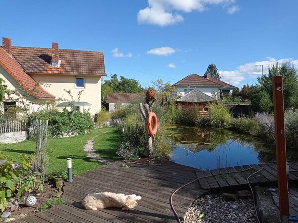 Ferienhaus 'Haus Wagner Mit Schwimmteich' Mit Privatterrasse, Gemeinschaftsgarten Und Wi-fi - Bad Königshofen im Grabfeld