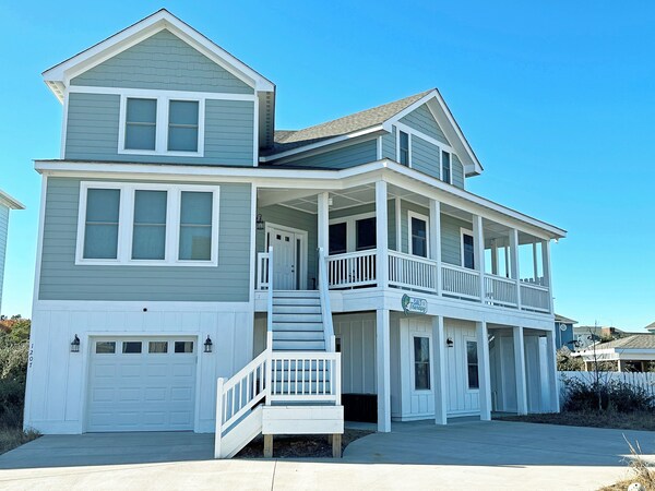 V1207 - Salt Therapy, Oceanside, 6 Br, 4.5 Ba, Pool, Hot Tub, And Cabana. - Corolla, NC