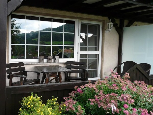 Appartement/fewo3, Dusche, Wc, 1 Schlafraum - Ferienhaus Abtsroda - Poppenhausen (Wasserkuppe)
