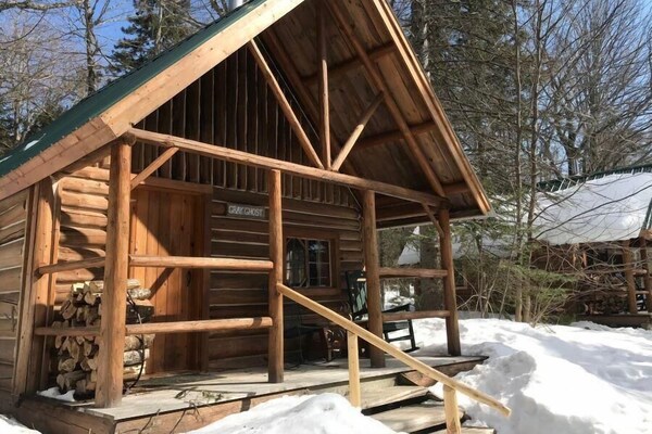 Cabin, Queen And Bunkbed With Shared Bathroom - Maine