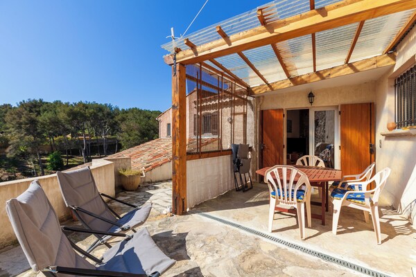 'La Maison Dans La Nature' Avec Piscine Partagée, Wi-fi Et Climatisation - Calanque d'En-vau