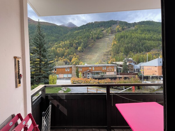 Chantemerle T2, 49m2, South-facing, - Briançon