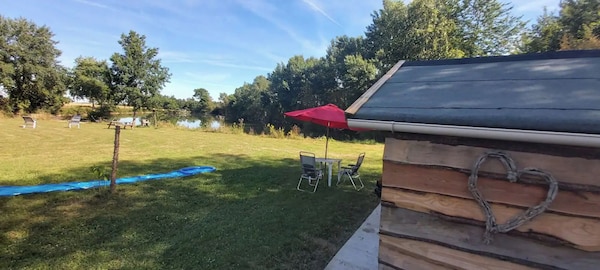 Tiny Home 'à L'étang' Avec Vue Sur Le Lac, Piscine Partagée Et Terrasse Privée - Haute-Vienne