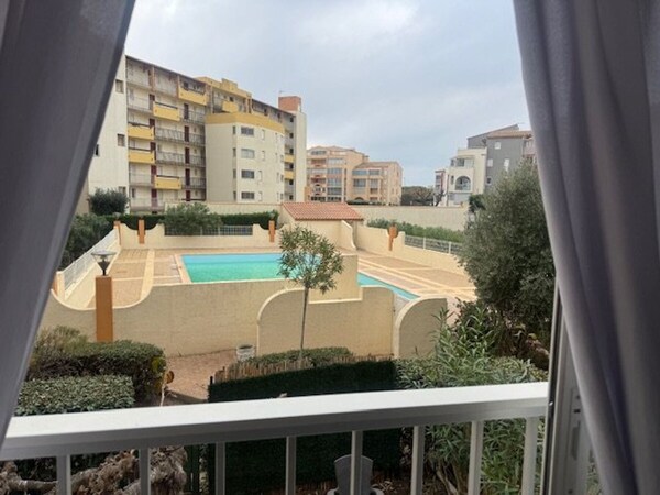 T2 Kabinenwohnung, Pool, Parkplatz, Nahe Strand Cap D'agde - Grau d'Agde
