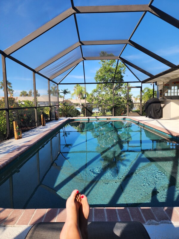 South Gulf Cove Canal 3 Bdrm Home W A Private Pool - Port Charlotte, FL