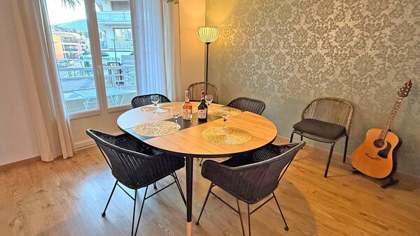 Apartment T3 - 5 People - Air Conditioning - Wifi - City Center - Sainte Maxime - Saint-Tropez