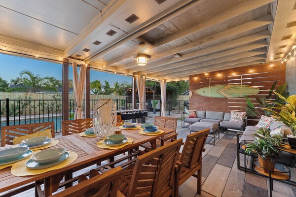 New Beach House! Hottub Pool Firepit Gameroom Great Location! - St. Augustine, FL