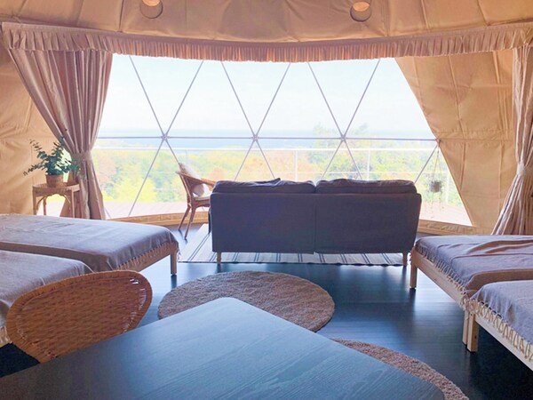 For 3 People 7m Dome Tent C Overlooking Sagami B / Ito Shizuoka - Japan