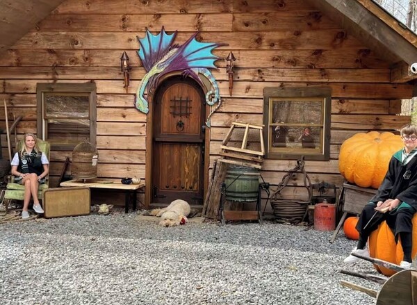 Magical Caretakers Cabin With Loft, Firepit, Petting Zoo & Wizarding Charm - Hiawassee, GA