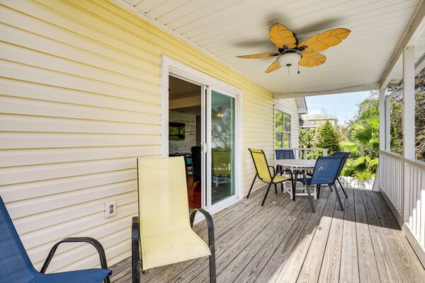 Walk To Beach & Relax By Pool: St Augustine Home - Crescent Beach, FL