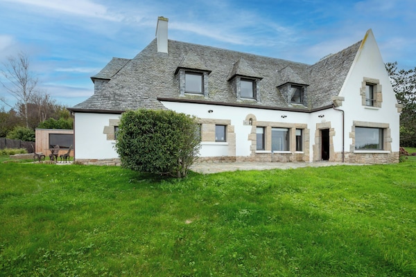 Villa 'Ker Louise' Mit Meerblick, Gemeinsamer Terrasse Und Wi-fi - Plestin-les-Grèves