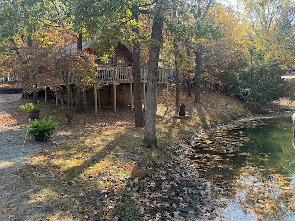 3 Crosslake Romantic Log Cabin In The Woods. Hot Tub & Wood Burning Fire Place. - Disney, OK