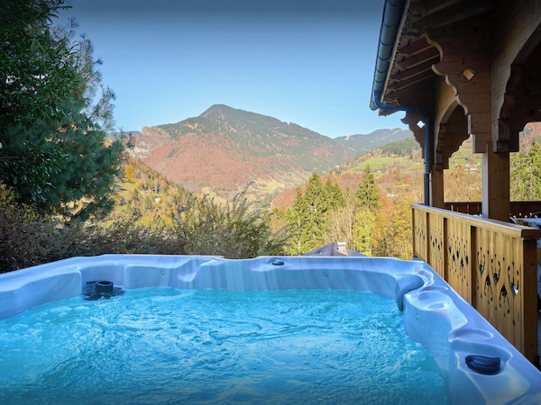 Chalet Roche De Pierre - Enjoy Mountain Views And Spa - Ovo Network - Abondance