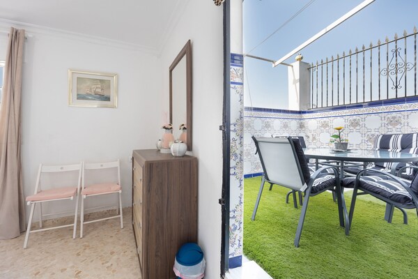 Appartement "La Rosa De Oro" Avec Terrasse Privée, Wi-fi Et Climatisation - Jerez de la Frontera