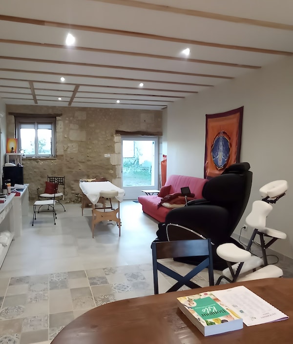 Zimmer 'Chambre B' Mit Gemeinschaftspool, Wi-fi Und Klimaanlage - Ribérac