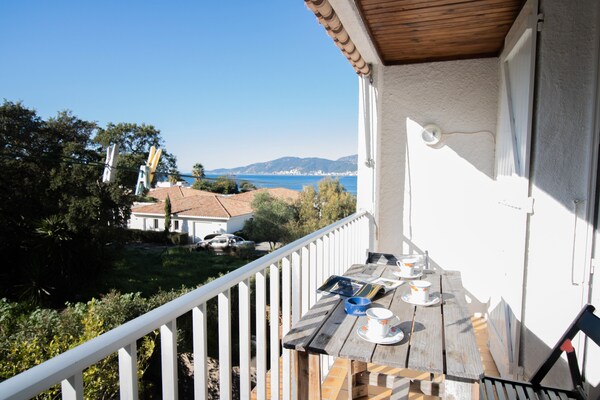 Appartement 'Duplex' Avec Vue Sur Mer Et Balcon - Plage de Porticcio