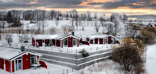 Panoramablick 29 - Skandinavisches Ferienhaus Für 4 Bis 6 Personen Mit Sauna - Torfhaus