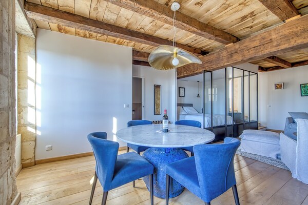 Studio Apartment 'L'escale Bigaroux' With Wi-fi And Air Conditioning - Saint-Émilion