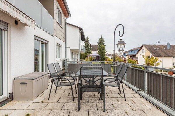 Ferienwohnung 7b" Mit Privater Terrasse Und Wi-fi - Neuenburg am Rhein
