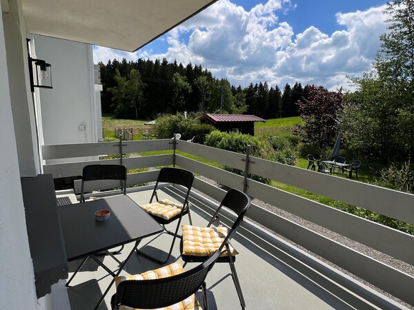 Ferienwohnung Morgenstund" Mit Privater Terrasse, Gemeinschaftsgarten Und Wi-fi - Kißlegg