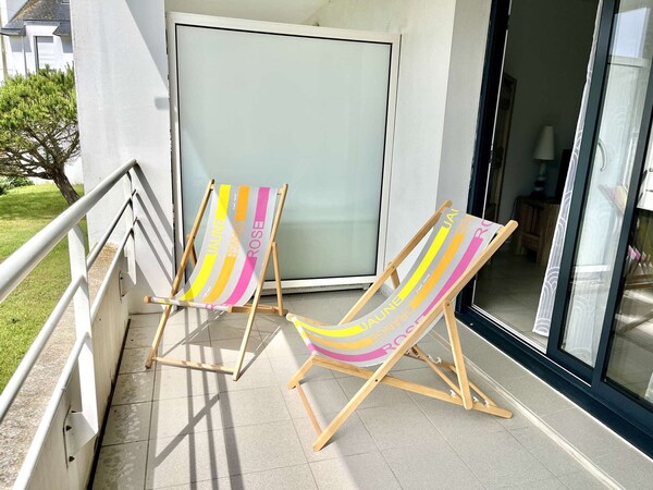 ÉTel - T2 Moderne 42 M², Proche Plage, Balcon Sud, Parking Privé, Animaux Admis - Belz