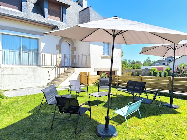 Beautiful House For 12 With Large Garden Near Dinard, St-malo, Pets Allowed - Saint-Malo
