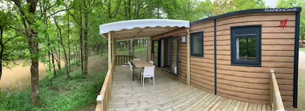 Mobilheim 'Mobilhome Confort 6 Personnes 71' Mit Privater Terrasse, Privatem Garten Und Wi-fi - Gers