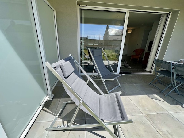 ÉTel - Modern 1-bed Apt, Wifi & Parking, 700m From The Beach - Belz