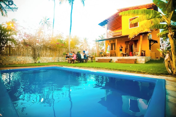 Terrific 4-bedrooms Beach House With Ac, Wifi, Privacy With Green Area. - São Miguel do Gostoso