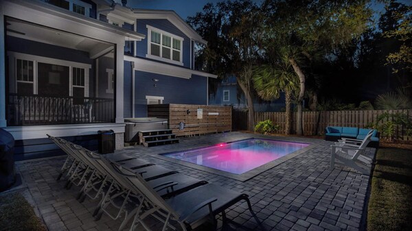Deja Blue-6br W Pool Hot Tub-steps To Beach - Bluffton, SC