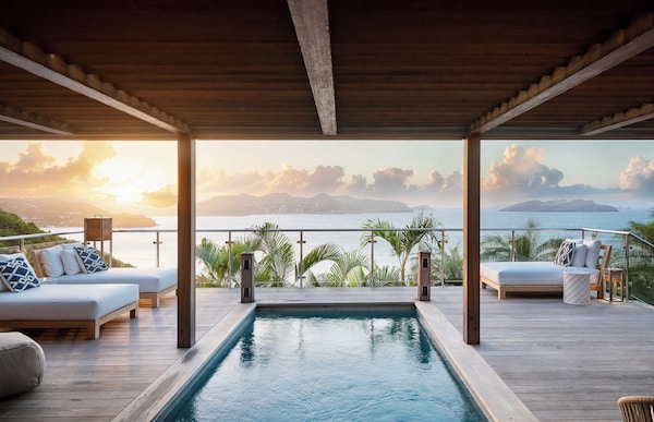 Beautiful 4-bedroom Bohemian-style Villa With Sea View, Perfect For Sunset Lover - Saint Barthélemy
