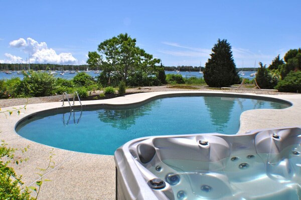 Oceanfront Cape Cod Home With Pool, Beach And View - Sandwich, MA