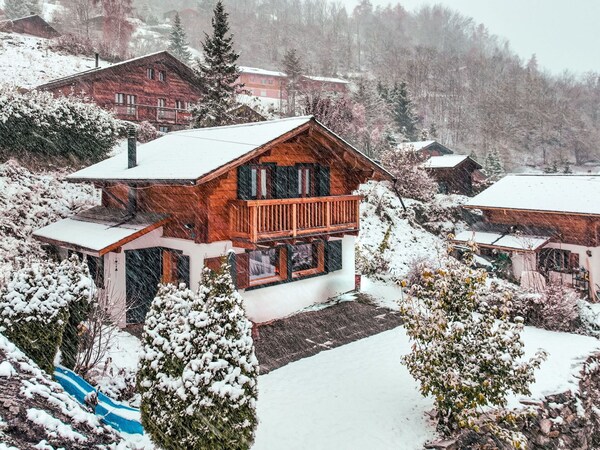 Stunning Private Villa For 4 Guests With Wifi, Terrace And Parking - Canton of Valais