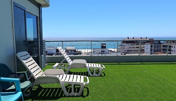 Lovely Studio - Wifi - 2 Blocks From Reñaca Beach. Ocean View From The Roof! - Concón