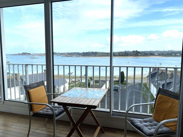Superb Sea View Apartment In Tregastel - Trégastel