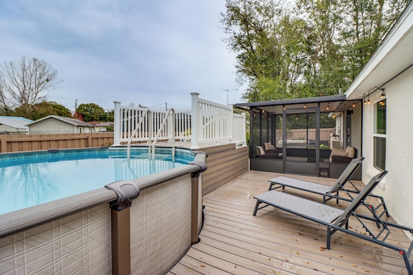 Spacious Getaway In Ocala With Hot Tub, Pool And Near Silver Springs State Park! - Ocala, FL