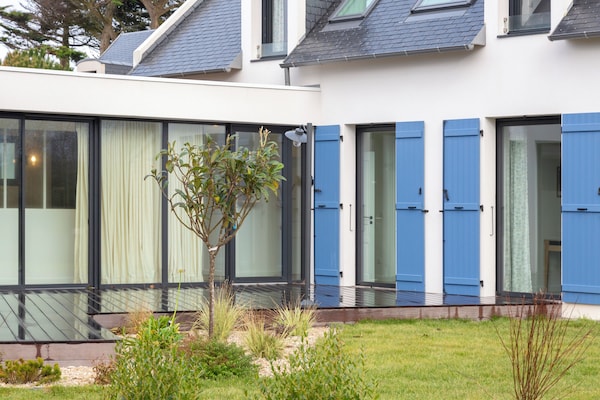 Maison De Vacances 'Mer - 180m De La Plage' Avec Terrasse Privée, Jardin Privé Et Wi-fi - Finistère